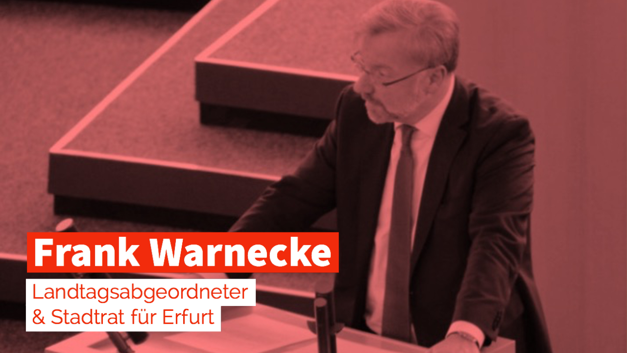 Frank Warnecke – Stadtrat & Landtagsabgeordneter für Erfurt