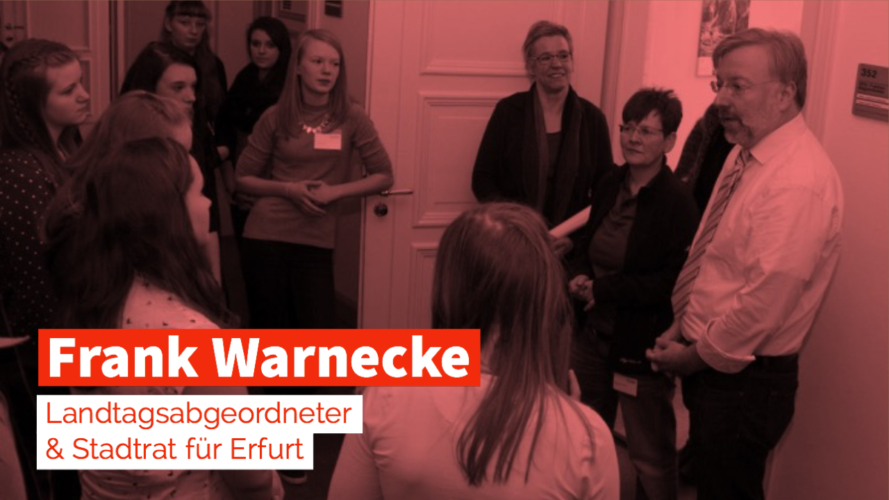 Frank Warnecke – Stadtrat & Landtagsabgeordneter für Erfurt